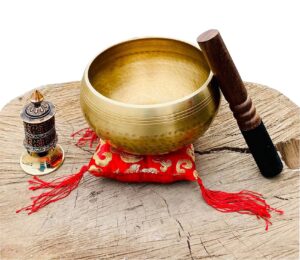 singing bowl nepal-6" tibetan buddhist hand beaten throat chakra g note singing bowl from nepal, release your inner peace