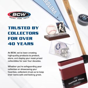 BCW Supplies Baseball 3" Album - Burgundy | Premium Durable Binder for 90 Baseball Cards Heavy-Duty D-Ring, Lasting Durability, and Classic Display | Ideal for Collectors, Storage, and Card Protection