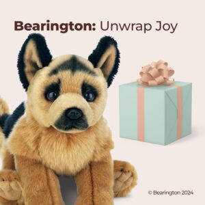 Bearington Chief The German Shepherd Stuffed Animal, 13 Inch Stuffed Dog