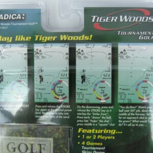 Vintage Tiger Woods Radica Tournament Golf Handheld Electronic Game