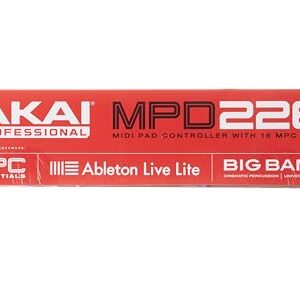 AKAI Professional MPD226 - USB MIDI Controller with 16 RGB MPC Drum Pads, Fully-Assignable Production-Ready Controls, and Production Software Package