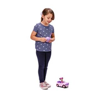 Disney Junior Minnie Mouse Roadster RC Car with Polka Dots, 27 MHz, Pink with White Polka Dots, Standard (97161)