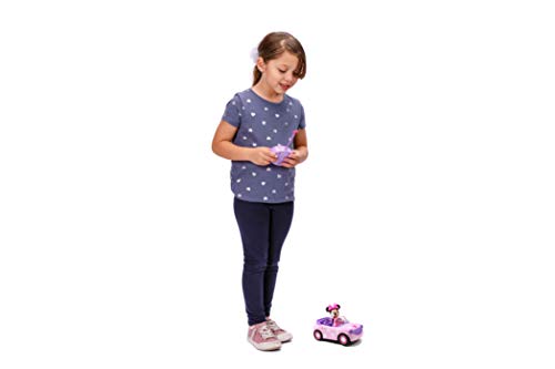 Disney Junior Minnie Mouse Roadster RC Car with Polka Dots, 27 MHz, Pink with White Polka Dots, Standard (97161)