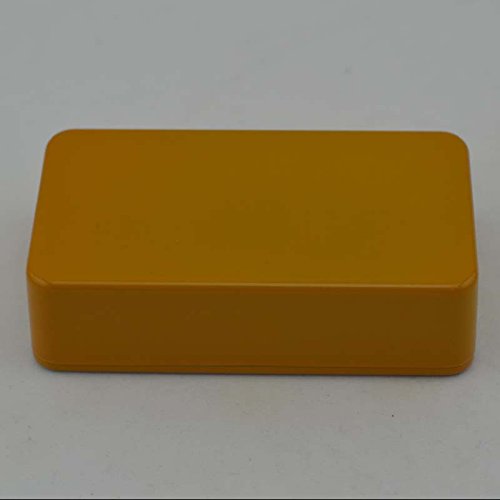 2PCS TTONE 1590B Series Aluminum Metal Stomp Box For Guitar Effects Pedal/1590B Box Orange