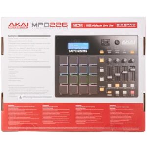 AKAI Professional MPD226 - USB MIDI Controller with 16 RGB MPC Drum Pads, Fully-Assignable Production-Ready Controls, and Production Software Package