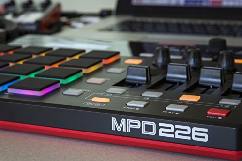 AKAI Professional MPD226 - USB MIDI Controller with 16 RGB MPC Drum Pads, Fully-Assignable Production-Ready Controls, and Production Software Package