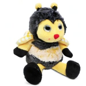 DolliBu Sitting Bee Plush - Super Soft Bee Insect Stuffed Animal, Cute Realistic Stuffed Animal Bee Plush Toy for Boys and Girls, Adorable Insect Plush Bee Gift for Baby, Kids, and Adults - 7 Inches