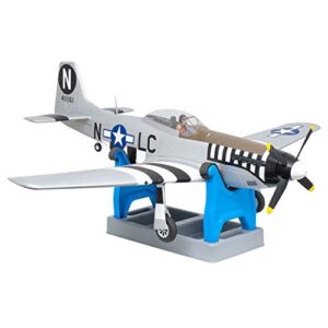 Ernst Manufacturing Ultra Stand for Model Airplanes - Durable Aircraft Assembly and Maintenance Work Stand - Fuel-Resistant Plastic, Features Tool Compartments - Blue