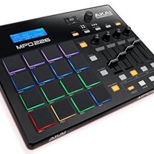 AKAI Professional MPD226 - USB MIDI Controller with 16 RGB MPC Drum Pads, Fully-Assignable Production-Ready Controls, and Production Software Package