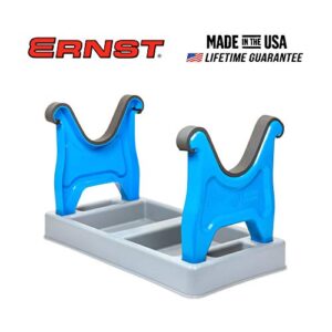 Ernst Manufacturing Ultra Stand for Model Airplanes - Durable Aircraft Assembly and Maintenance Work Stand - Fuel-Resistant Plastic, Features Tool Compartments - Blue