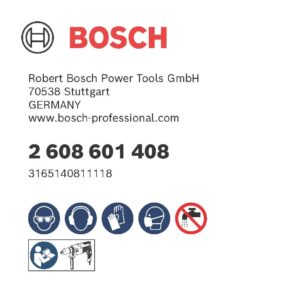 Bosch 2608601408 Diamond Dry Core Drill, 0 V, Silver, 102 x 400 mm