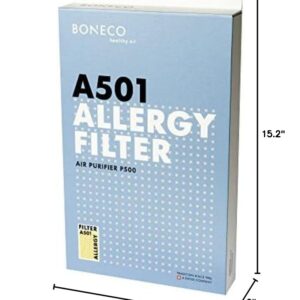 BONECO - Allergy HEPA Filter A501 with Activated Carbon for The P500 Air Purifier