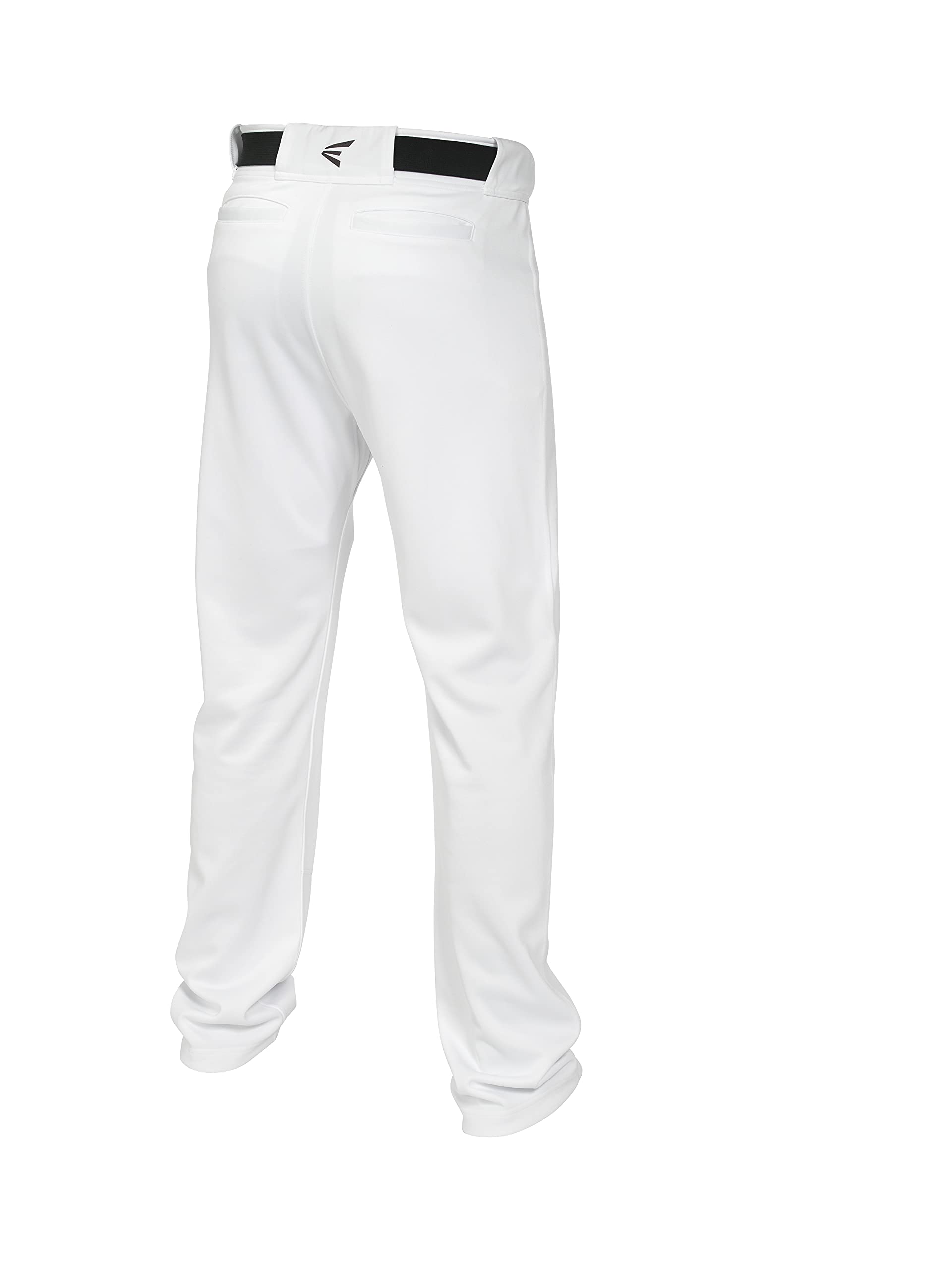 Easton MAKO II Baseball Pant | Full Length/Semi-Relaxed Fit | Adult Sizes | Solid & Piped Options, White, Medium