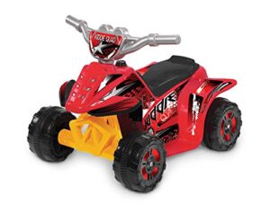 kid motorz kiddie quad red 6v ride on