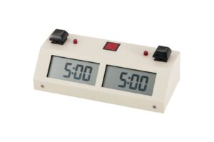 chronos gx digital game chess clock - button - white