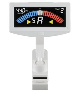 korg pitchcrow clip-on guitar tuner (aw-4g-wh)