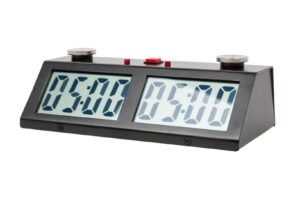 the house of staunton zmart pro digital chess clock - black