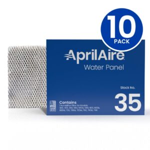 AprilAire 35 Water Panel Humidifier Filter Replacement for AprilAire Whole-House Humidifier Models 350, 360, 560, 560A, 568, 600, 600A, 600M, 700, 700A, 700M, 760, 760A, 768 (Pack of 10)