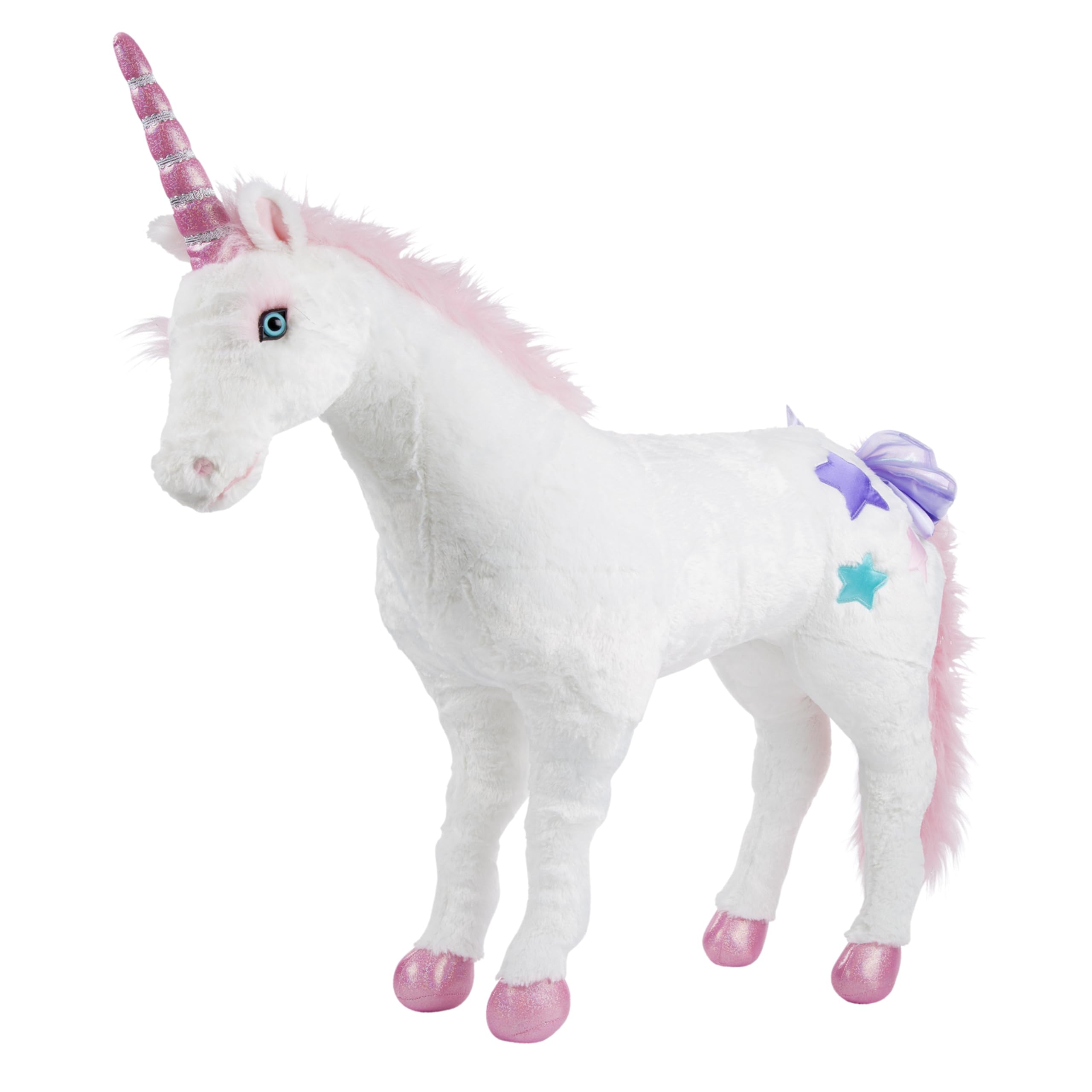 Melissa & Doug Giant Unicorn - Lifelike Stuffed Animal (over 2 feet tall)