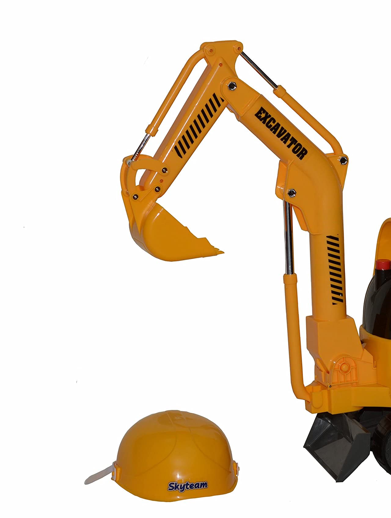 Skyteam Micro Excavator Ride On , Yellow 31.5 x 26 x 9"