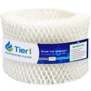 tier1 humidifier filter replacement for hwf64 filter, models hwf64cs, hm1730, hm1745, hm1746, hm1750, hm2200, sunbeam scm1746, scm1747 - reduces humidifier contaminants - improve air quality in homes