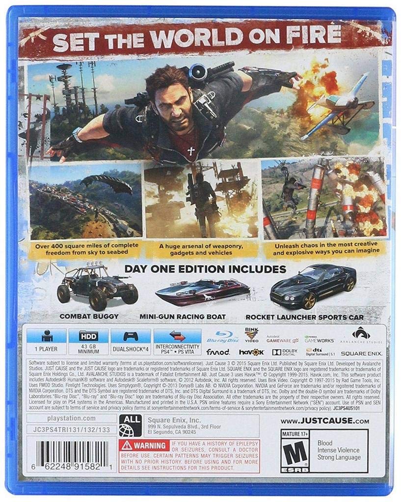 Just Cause 3 Collector's Edition - PlayStation 4