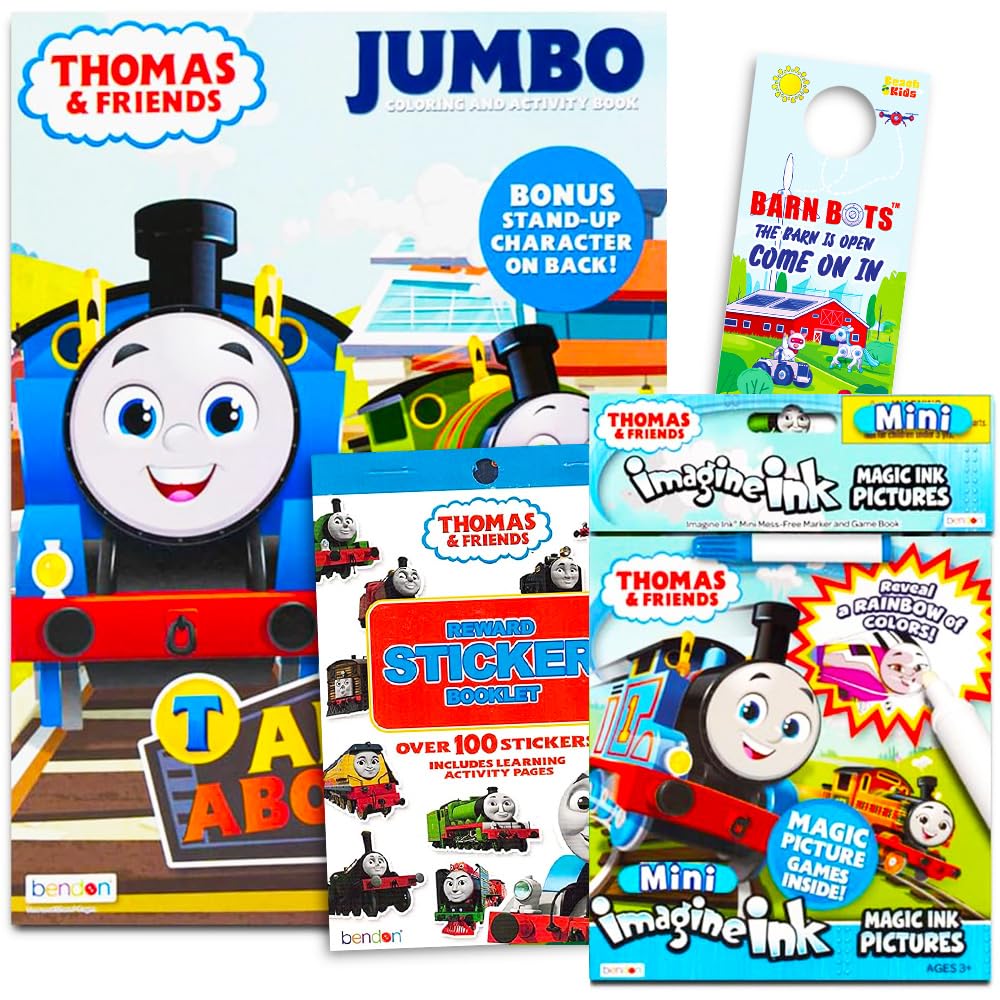 Thomas The Train Imagine Ink Book and Sticker Book Set