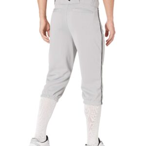 EASTON PRO+ KNICKER Baseball Pant | 2020 | Adult | Large | Grey Black | Scotchgard Stain Release + Moisture Wicking