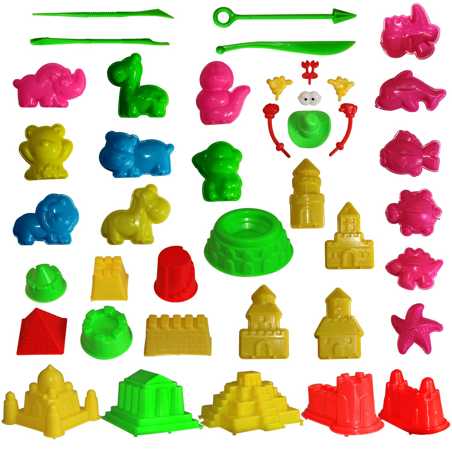 MUKOOL Sand Molding Tools 42pcs Mold Activity Set Compatible with Any Molding Sand