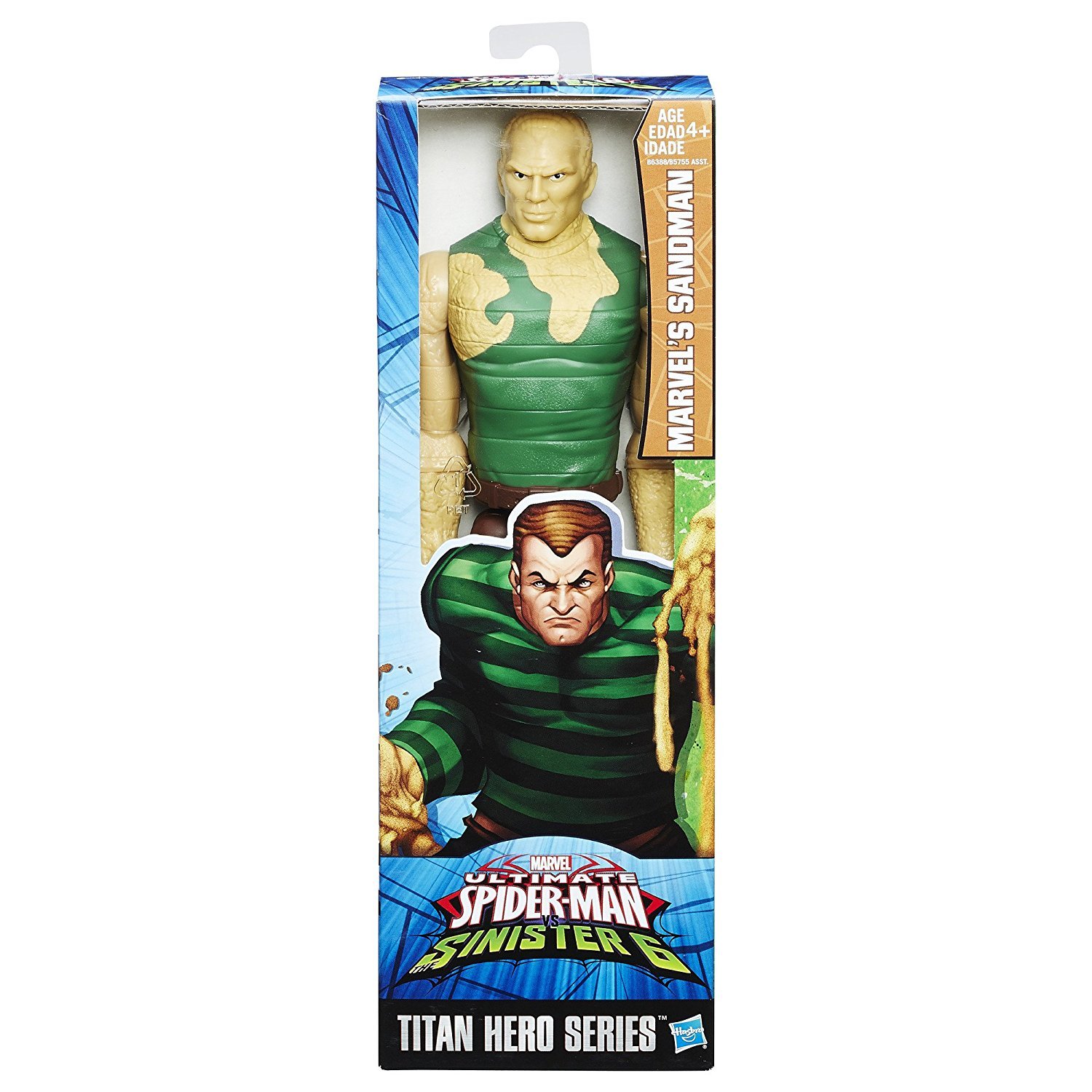 Hasbro B6388 Marvel Titan Hero Toy - Sandman 12 Inch Action Figure - Ultimate Spider-Man v Sinister 6