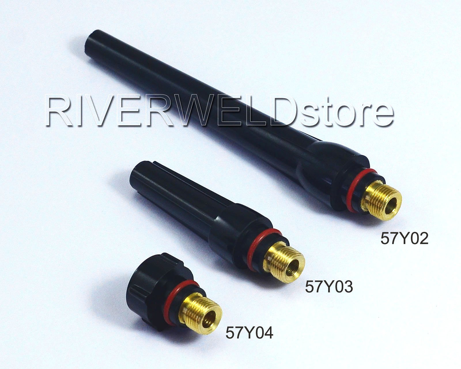 RIVERWELD TIG Back Cap 57Y02 57Y03 57Y04 Fit QQ300 PTA DB SR WP 17 18 26 TIG Welding Torch 3pk