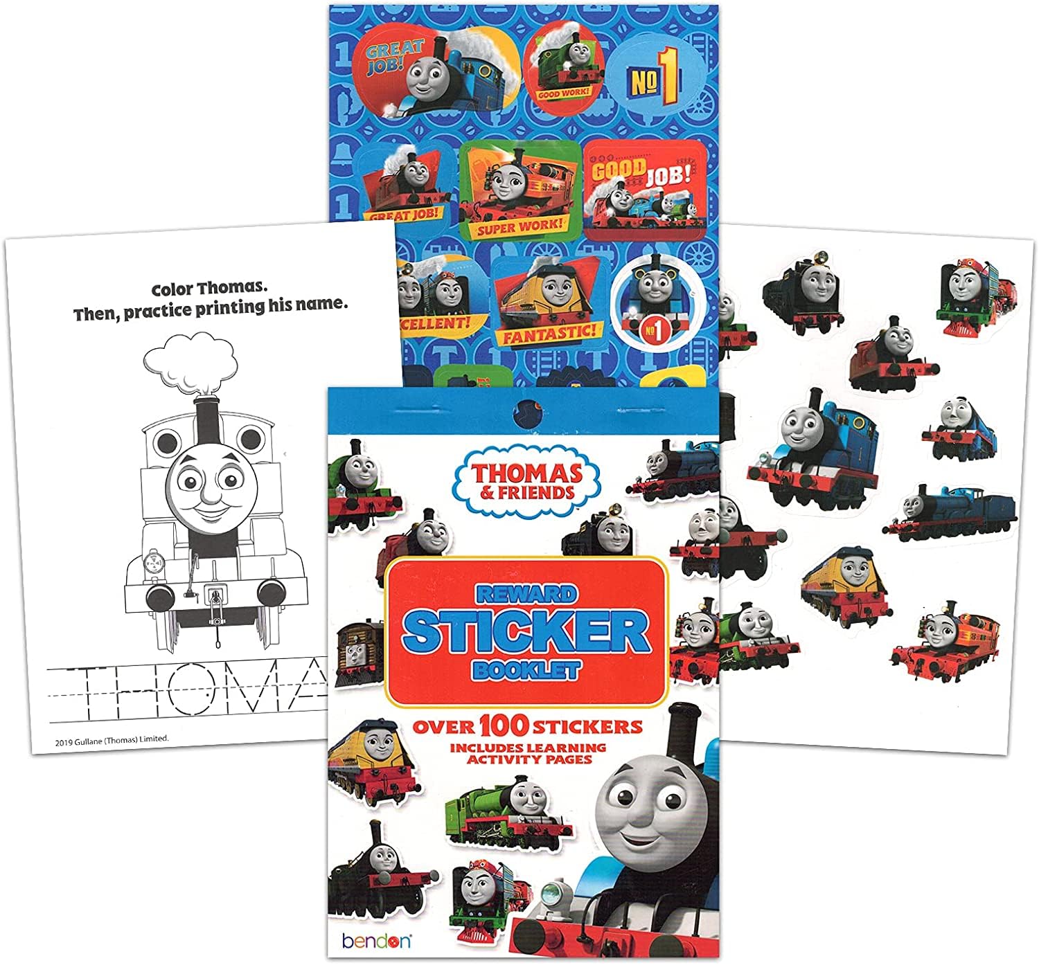 Thomas The Train Imagine Ink Book and Sticker Book Set