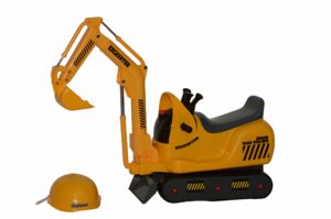 skyteam micro excavator ride on , yellow 31.5 x 26 x 9"