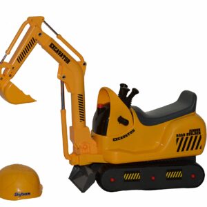 Skyteam Micro Excavator Ride On , Yellow 31.5 x 26 x 9"