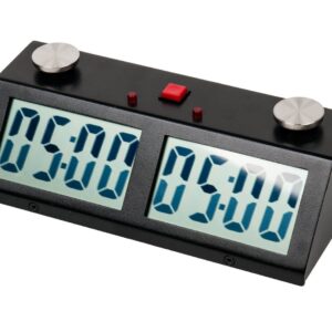 The House of Staunton Zmart Pro Digital Chess Clock - Black