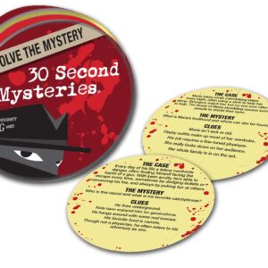 University Games Mystery, Mind and Logic - 30 Second Mysteries Red