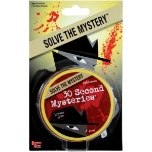 university games mystery, mind and logic - 30 second mysteries red