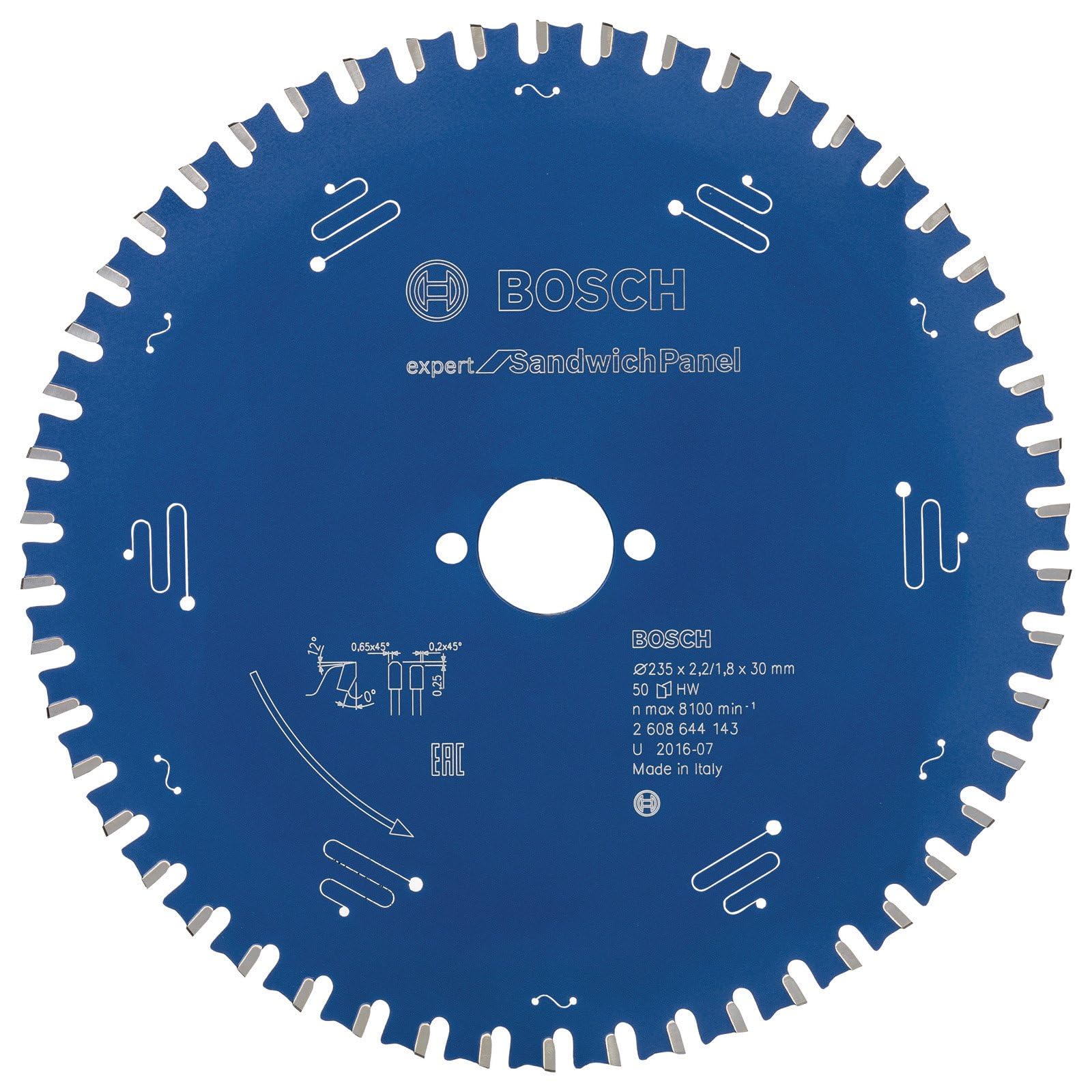 Bosch 2330327 Circular Saw Blade, Blue