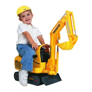 Skyteam Micro Excavator Ride On , Yellow 31.5 x 26 x 9"