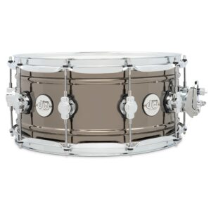 dw snare drum, black, 6.5x14 (ddsd6514bncr)