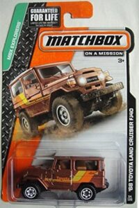 matchbox mbx explorers '68 toyota land cruiser fj40 54/120 brown/white