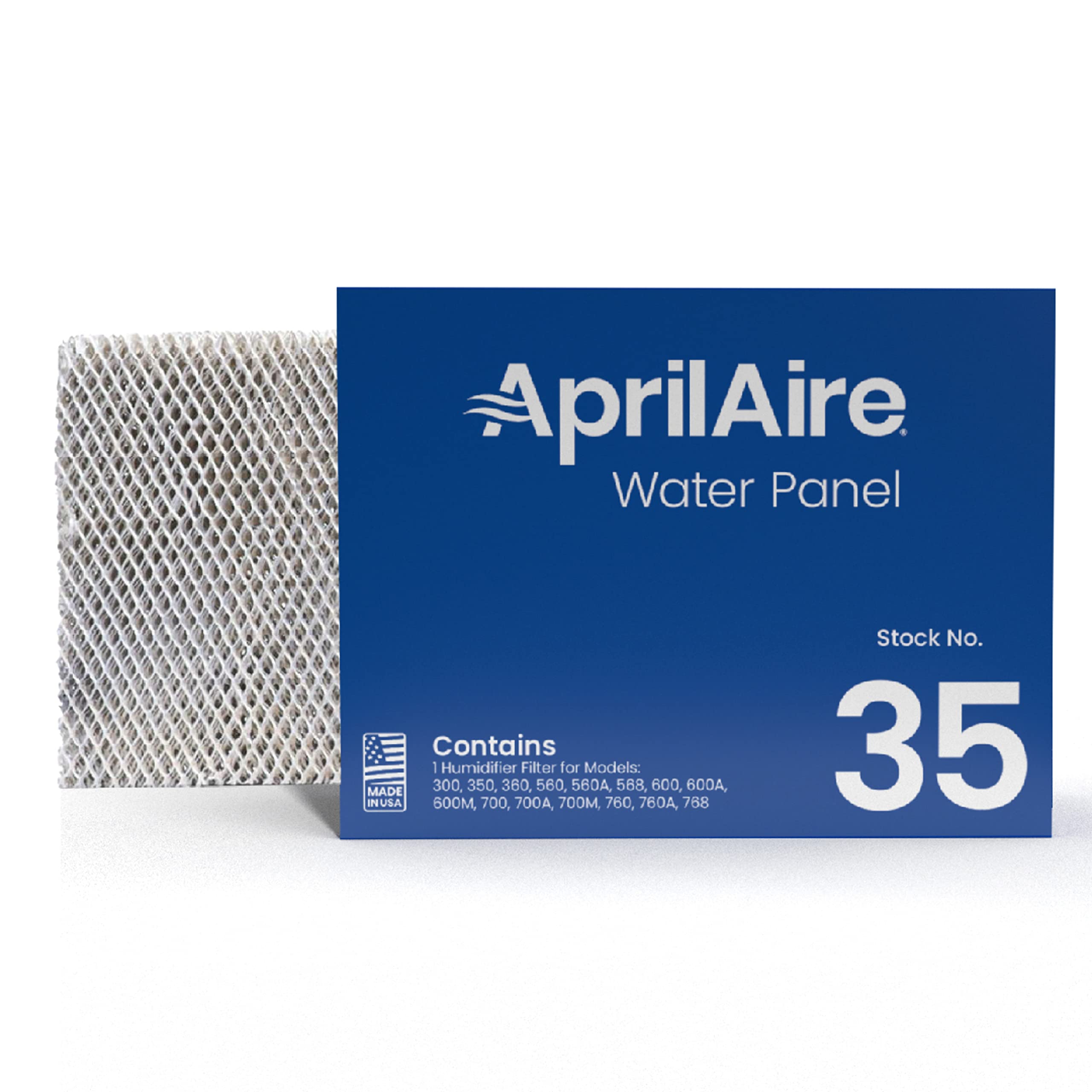 AprilAire 35 Water Panel Humidifier Filter Replacement for AprilAire Whole-House Humidifier Models 350, 360, 560, 560A, 568, 600, 600A, 600M, 700, 700A, 700M, 760, 760A, 768 (Pack of 10)