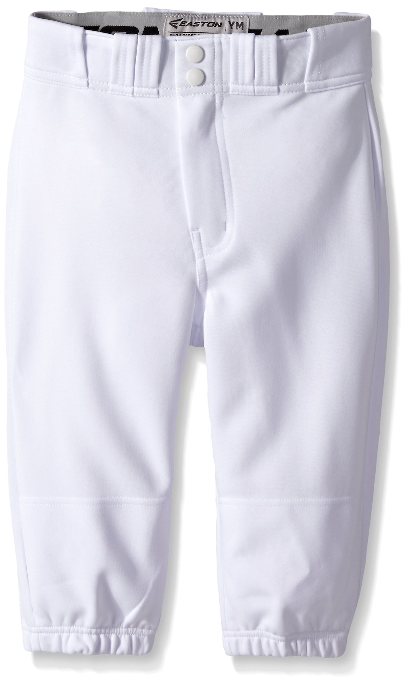 EASTON PRO+ KNICKER Baseball Pant, Youth, Small, White