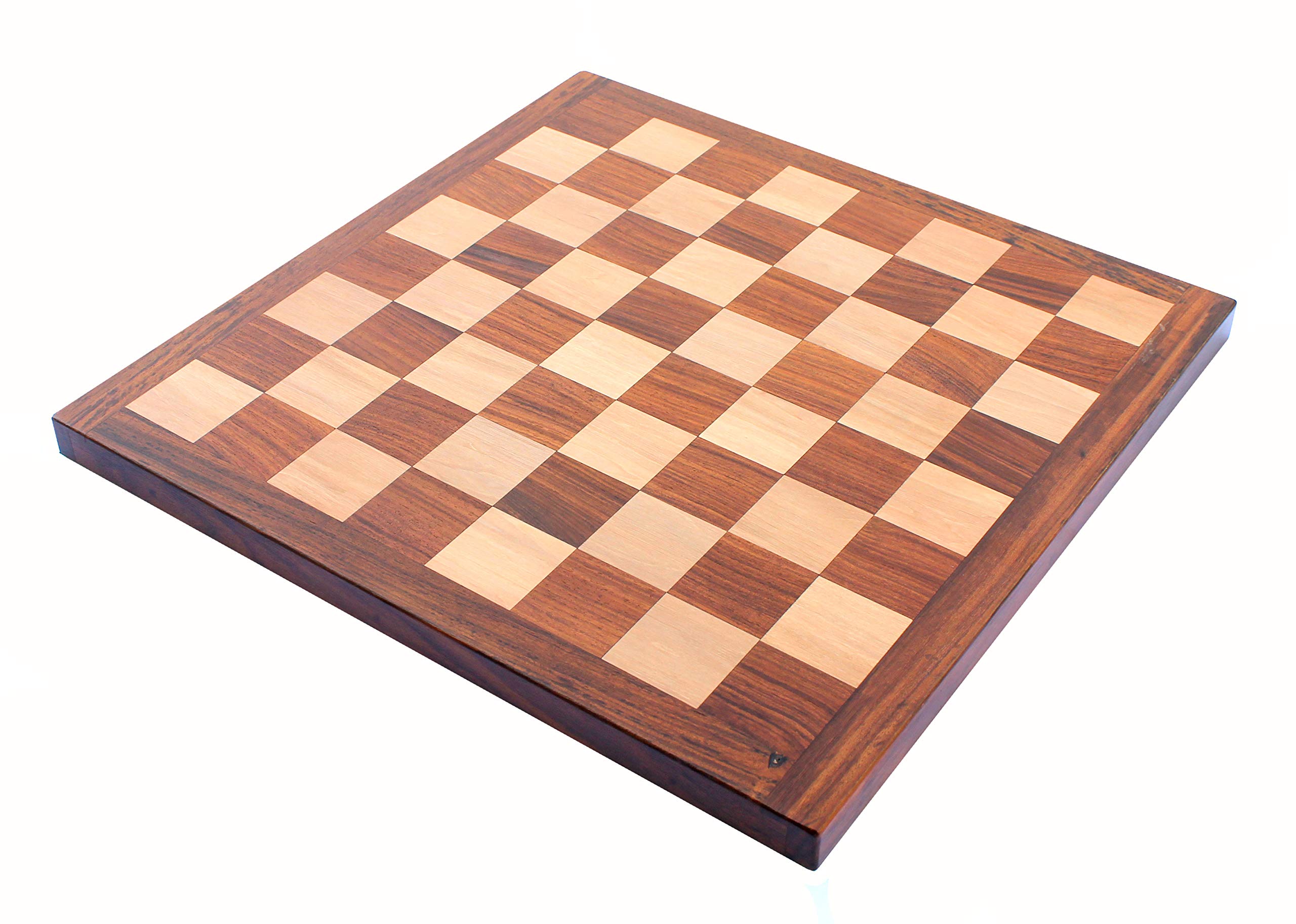 StonKraft Wooden Chess Board Without Pieces for Professional Chess Players - Appropriate Wooden & Brass Chess Pieces Chessmen Available Separately by Brand (16x16 Acacia)