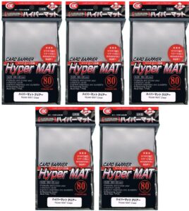 kmc hyper matte sleeves (400 pack), clear