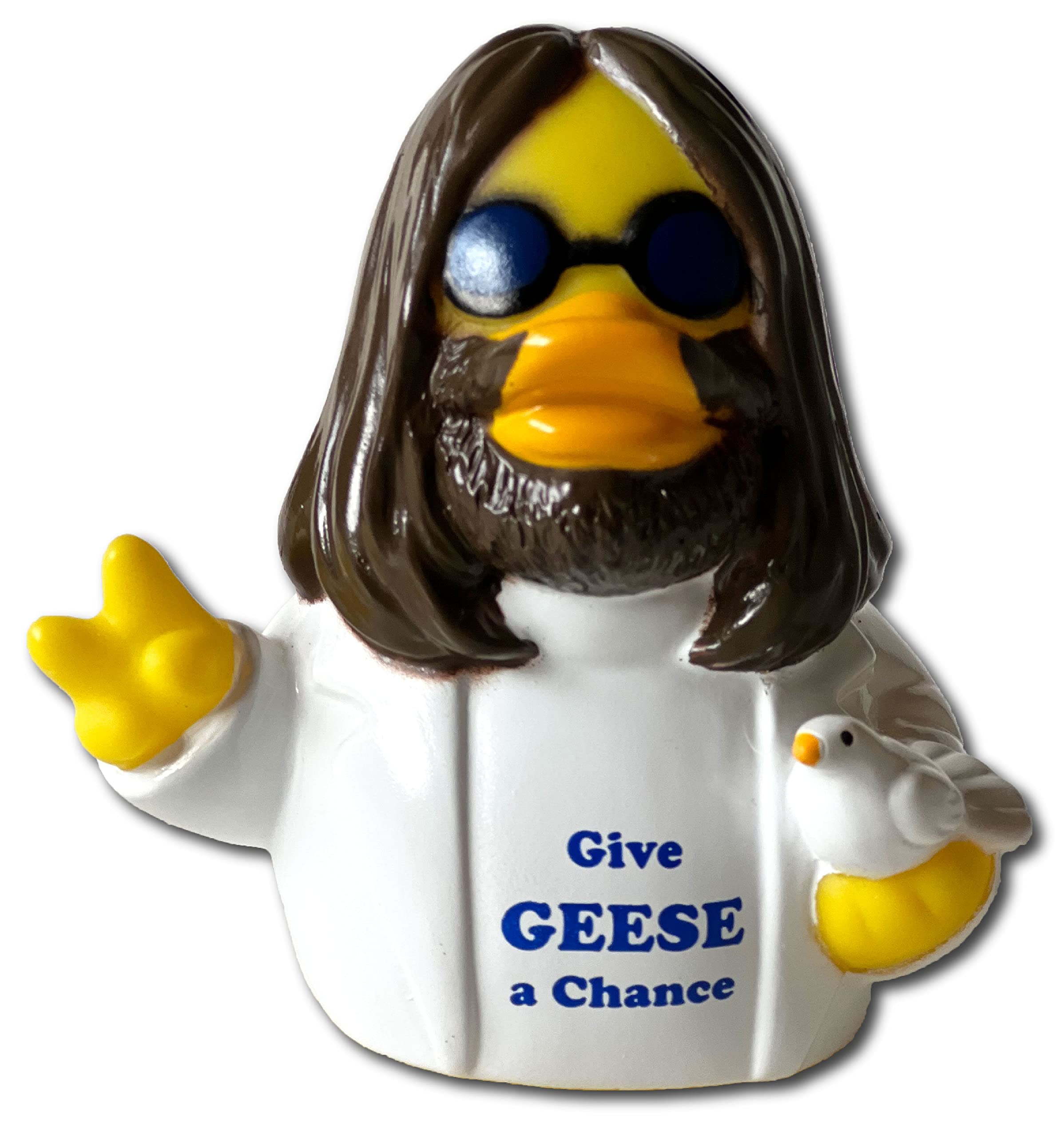 CelebriDucks - Give Geese A Chance - Floating Rubber Ducks - Collectible Bath Toy Gift for Kids & Adults of All Ages