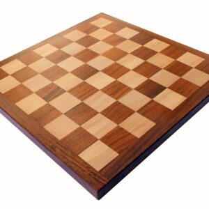 StonKraft Wooden Chess Board Without Pieces for Professional Chess Players - Appropriate Wooden & Brass Chess Pieces Chessmen Available Separately by Brand (16x16 Acacia)