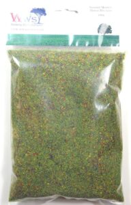 war world scenics 2mm summer flower meadow static grass 100g – railway modelling wargaming terrain model diorama