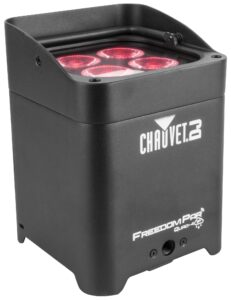 chauvet dj freedom par quad-4 ip indoor/outdoor battery-powered wireless led par-style wash light