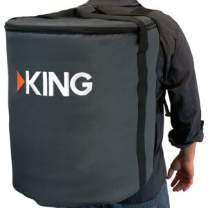 KING CB1000 Carry Bag for Portable Satellite Antenna,Gray